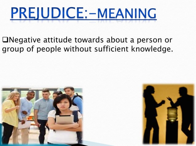 prejudices in work place- real or perceived | PPTX