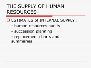 Human Resource Planning | PPT