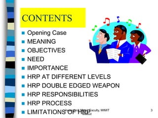 Human resource planning | PPTX