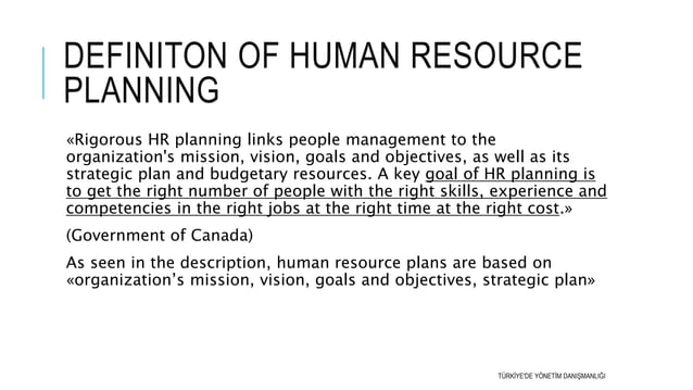 Human Resource Planning (HRP) | PPT