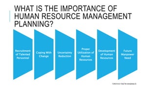 Human Resource Planning (HRP) | PPTX