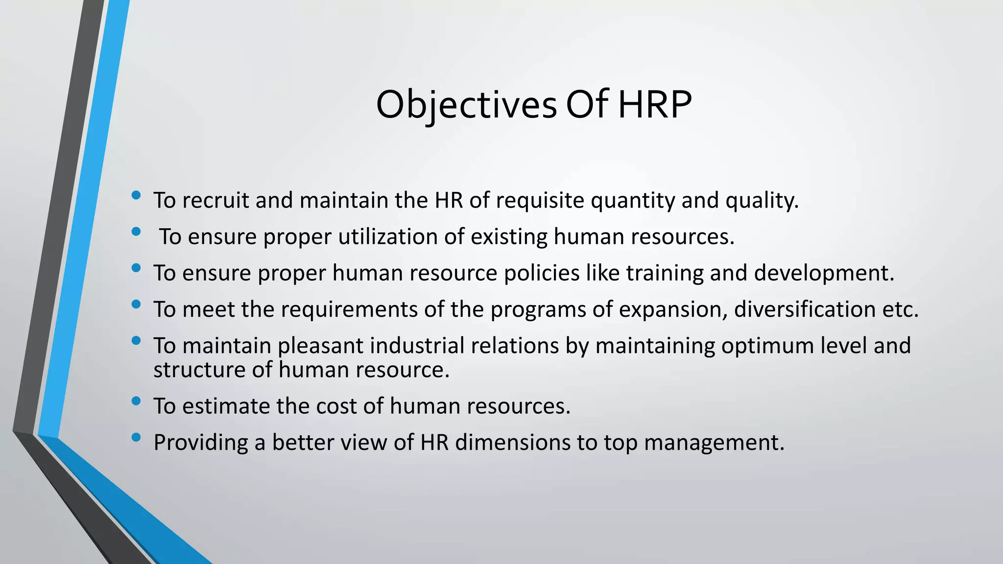 Human resource planning | PPTX