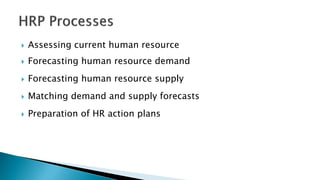 Human Resource Planning | PPTX