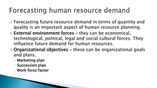 Human Resource Planning | PPTX