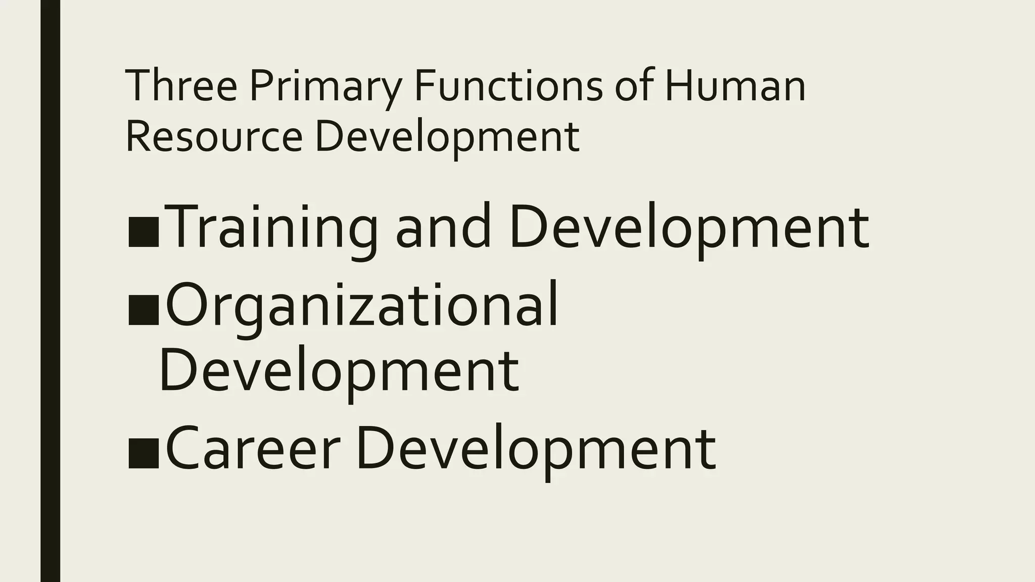 Human resource planning and development | PPTX