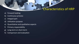 Human resource planning and job analysis | PPTX