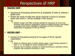 Human Resource Planning (Hrp) | PPT