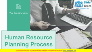 Human Resource Planning Process PowerPoint Presentation Slides | PDF