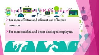 Human resource planning, recruitment, selection | PPTX
