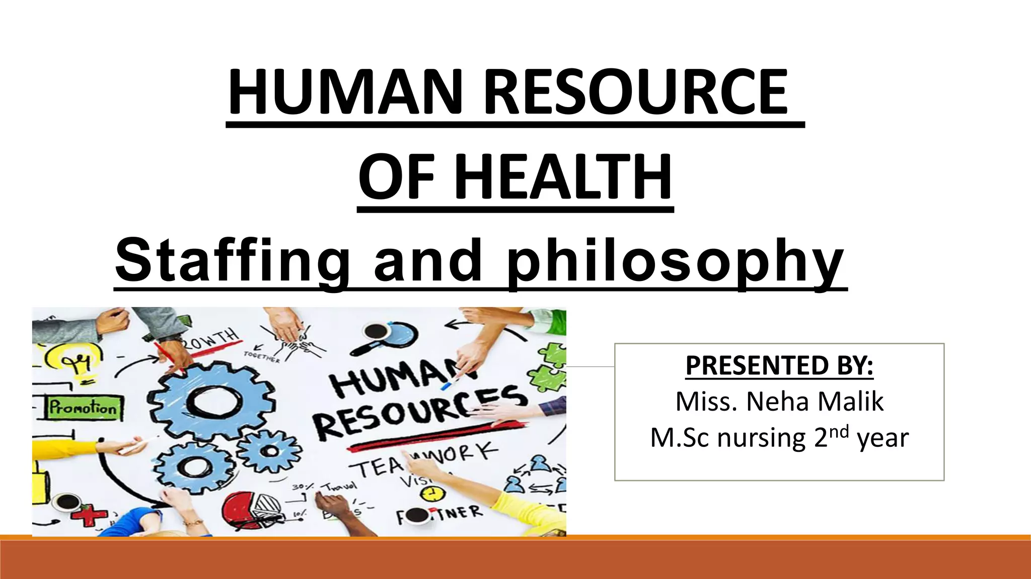 Human resource |nursing management | PPTX