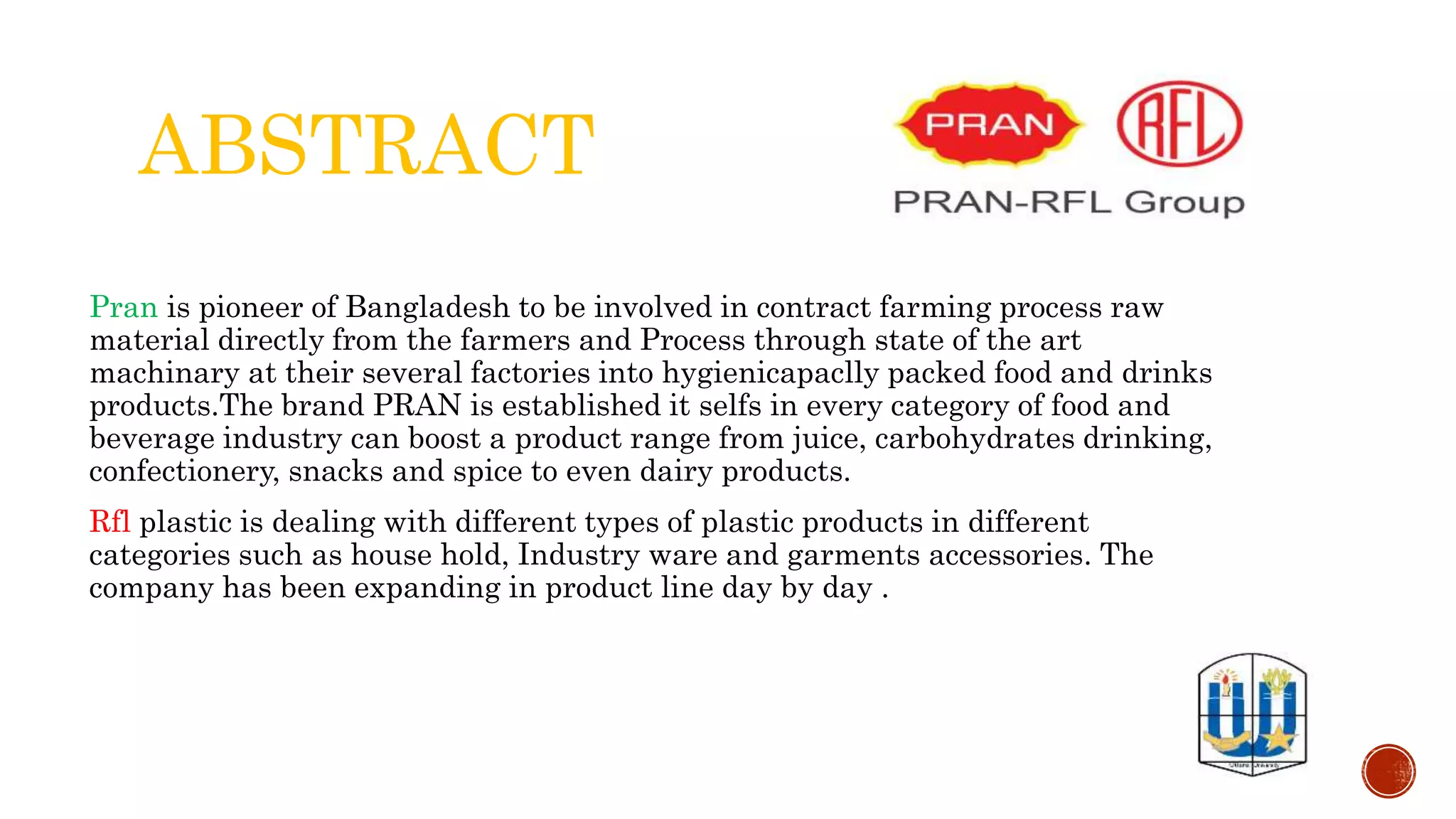 HRM practice in pran rfl group | PPTX