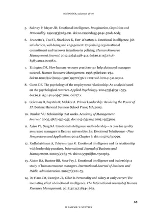 Human Resource Practices as an Amplifier for Managerial Emotional ...