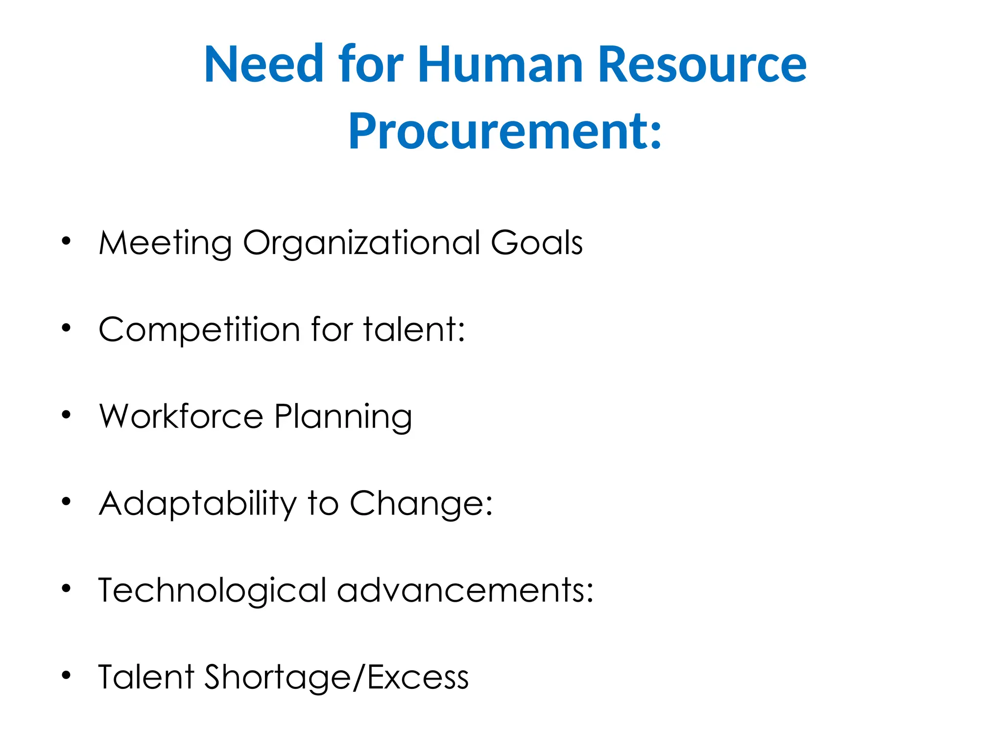 Human Resource Procurement & Job Analysis Process | PPTX