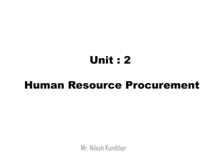Human Resource Procurement & Job Analysis Process | PPTX