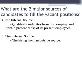 Human resource recruitment | PPT