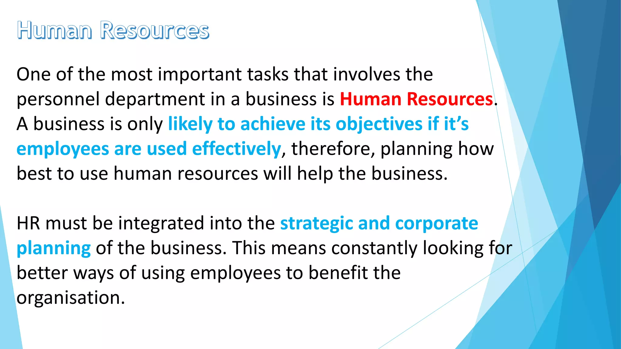 Human Resources (HRM, Soft and Hard HRM) | PPTX