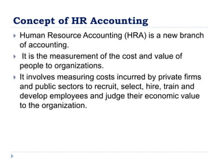 Human resources accounting and audit | PPTX