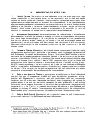 Human resources action plan | PDF
