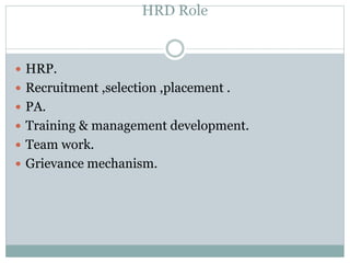 Human resources development | PPT