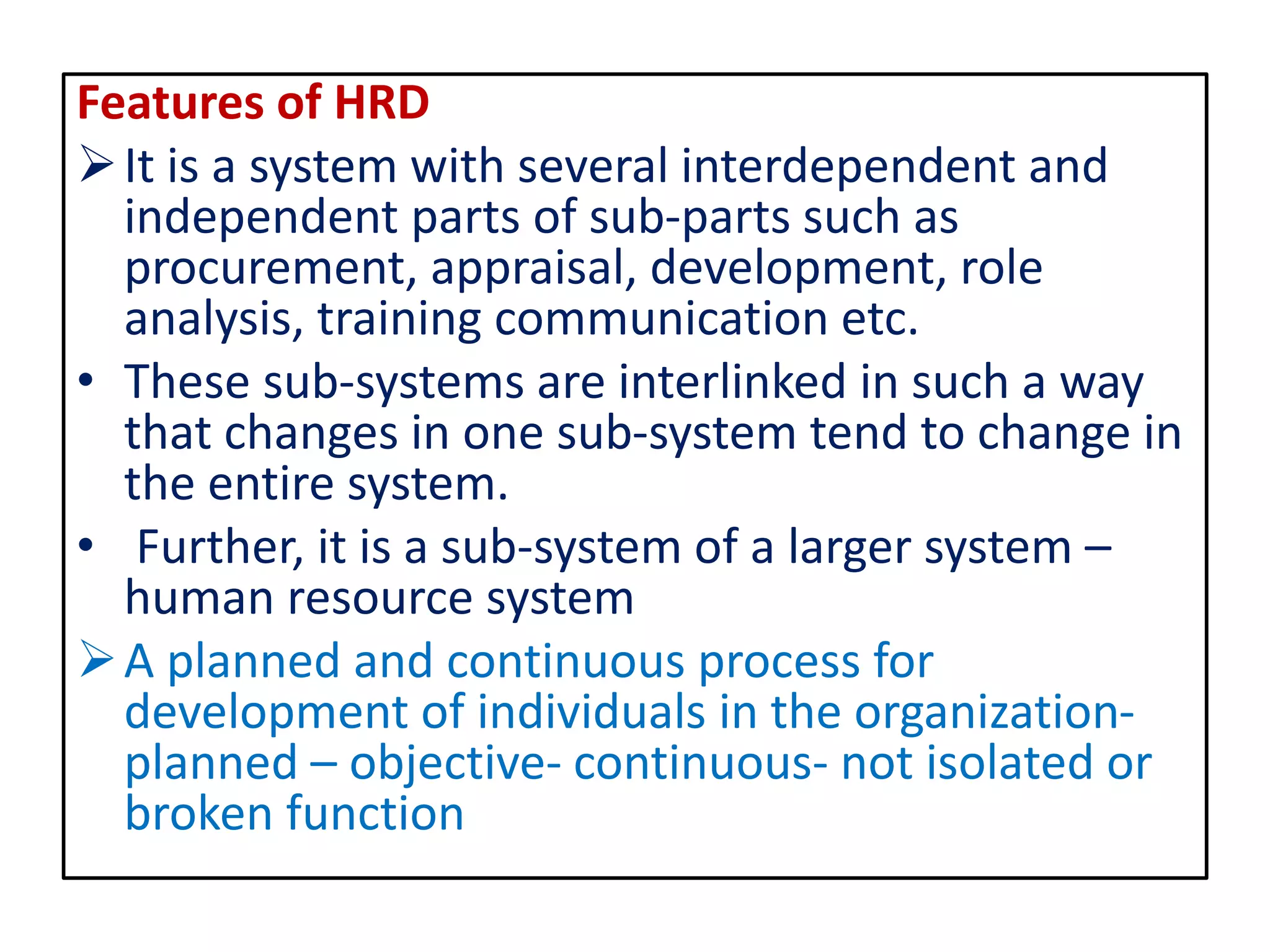 Human resources development | PPT
