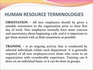 Human resources division | PPT