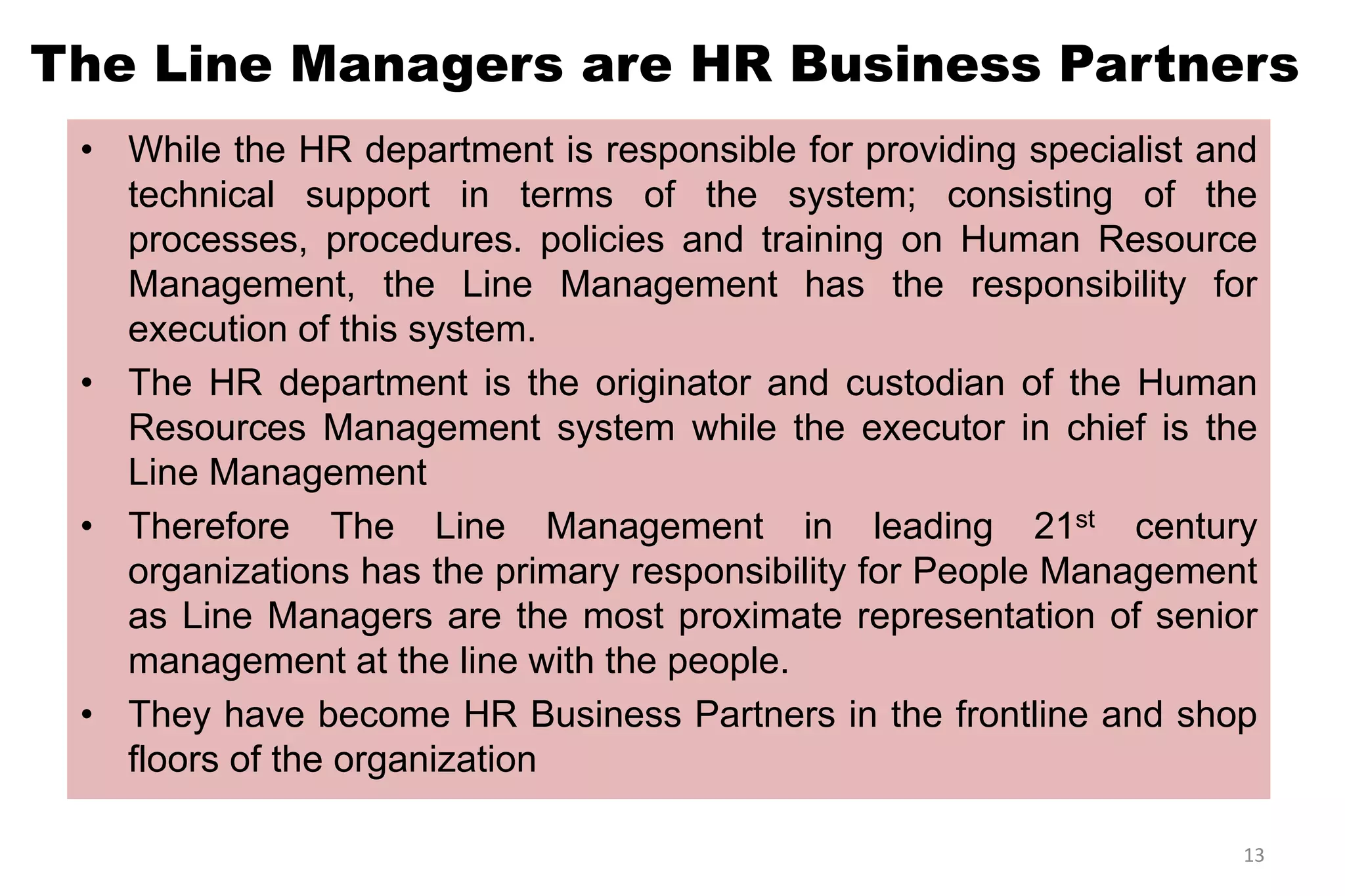Human resources (hr) management for non hr managers | PDF
