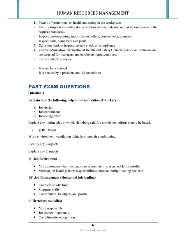 HUMAN RESOURCES MANAGEMENT | PDF