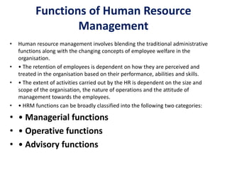 Human resources management and planning | PPTX
