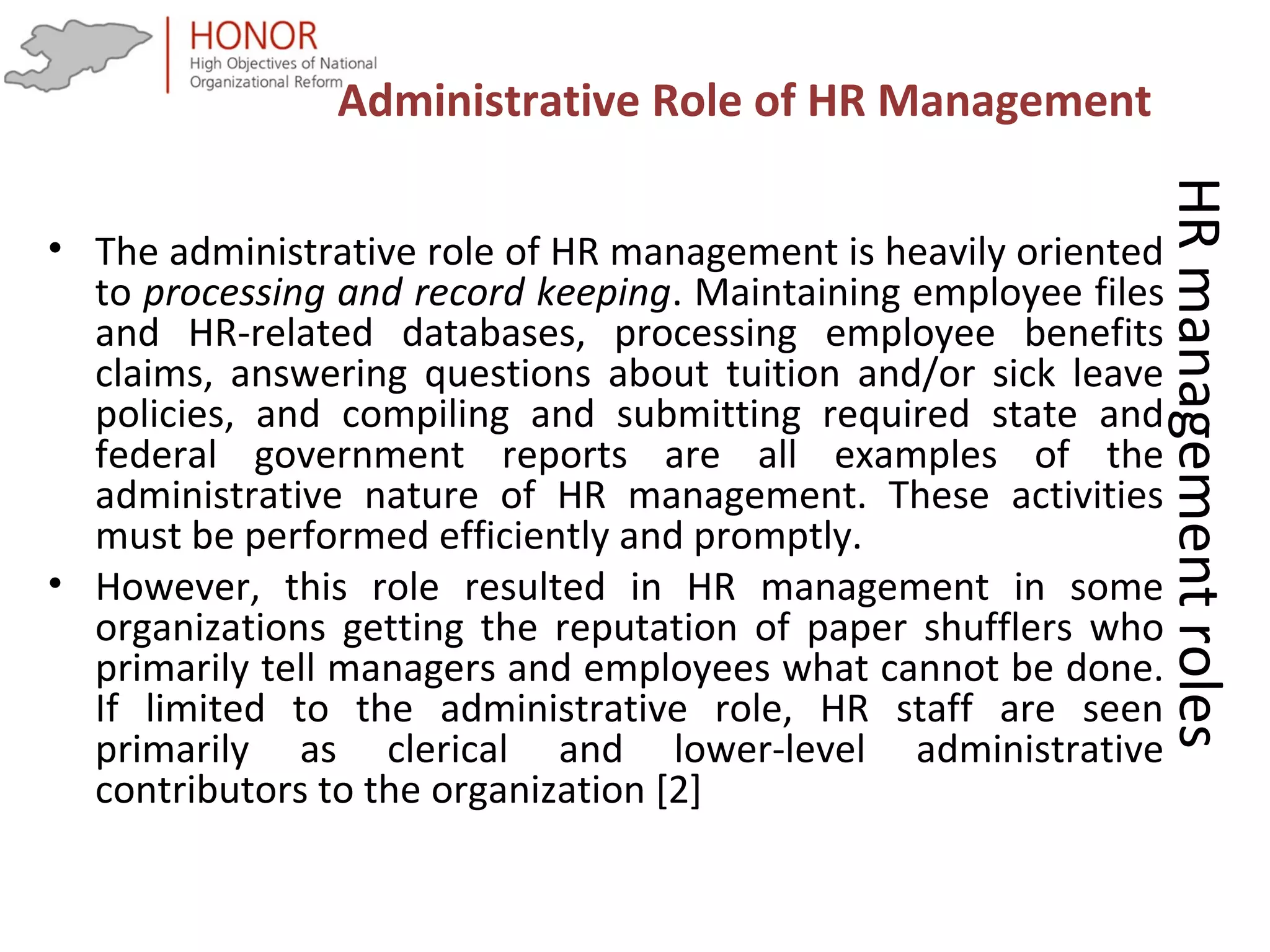 Human resources management in public administration | PPT