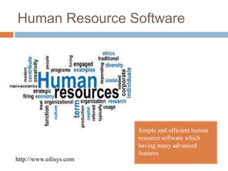 Human resource software | PPT