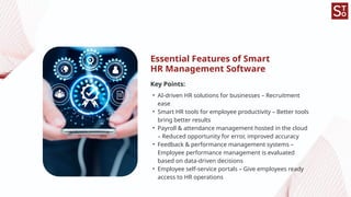 Optimizing Human Resources: Smart Solutions for Workforce Management | PPTX