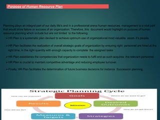 Human resources plan and functions | PPT