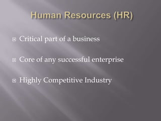 Human Resources Power Point | PPTX | Human Resources | Business