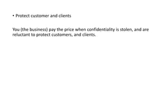 Human resources protecting confidentiality cordell | PPT