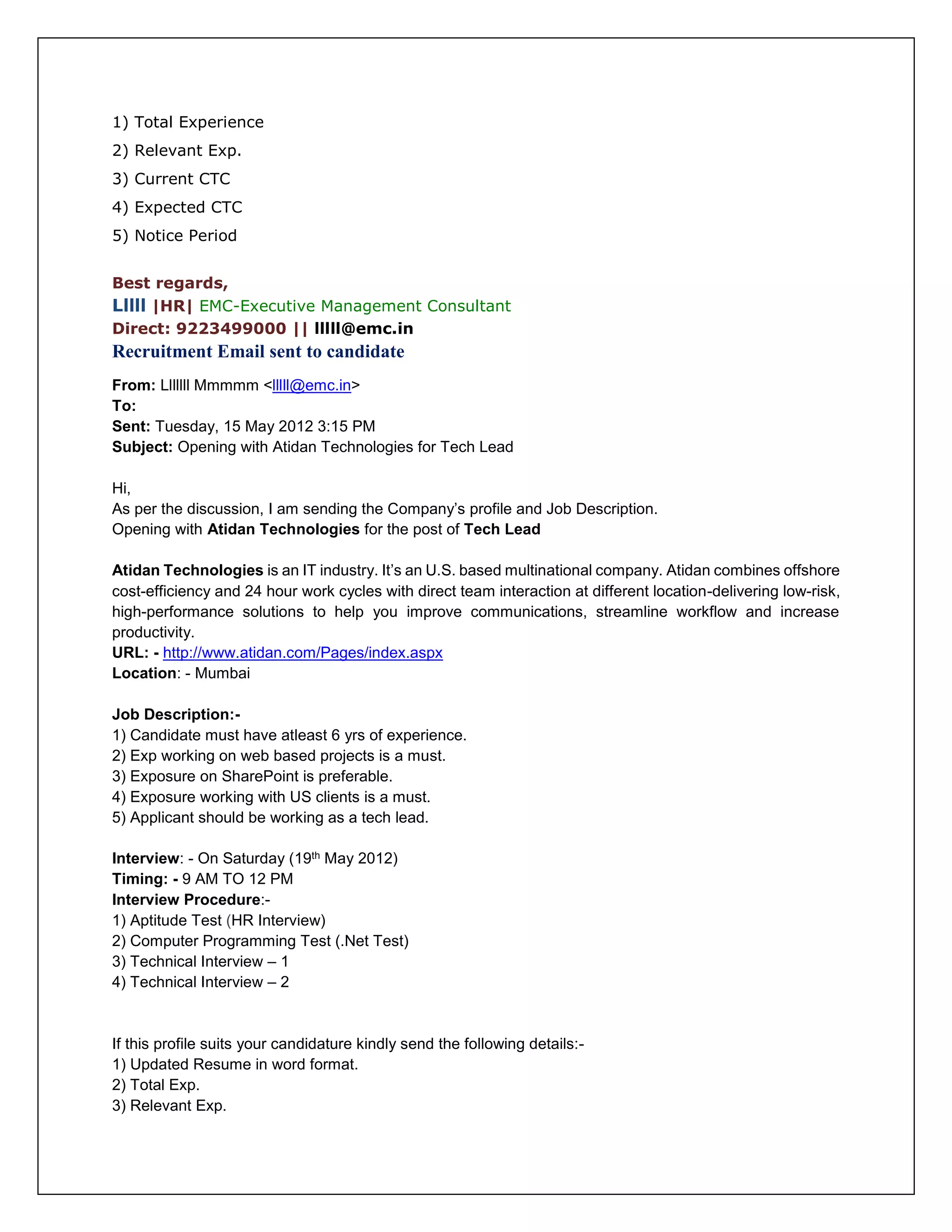 Human Resources Recruitment project balckbook.pdf