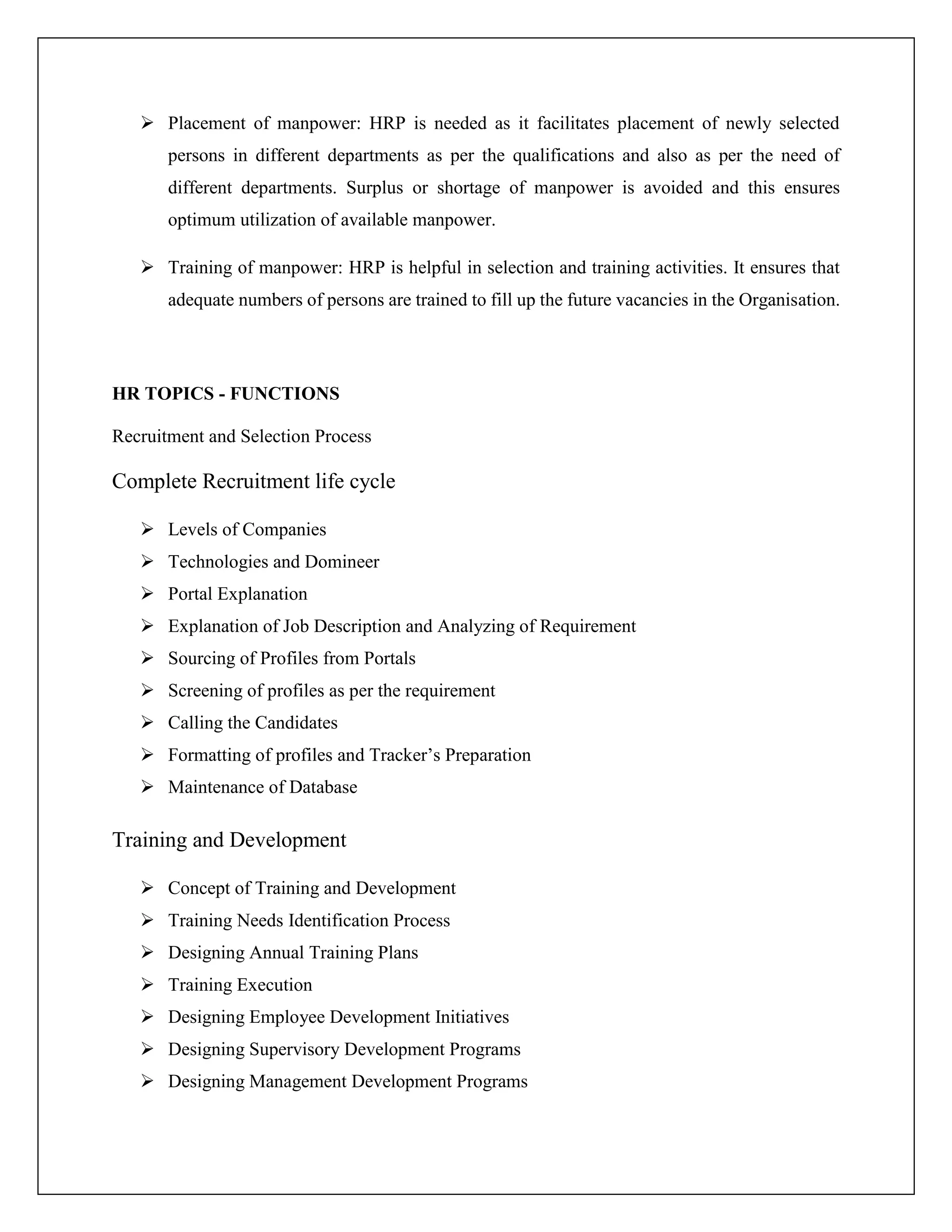 Human Resources Recruitment project balckbook.pdf