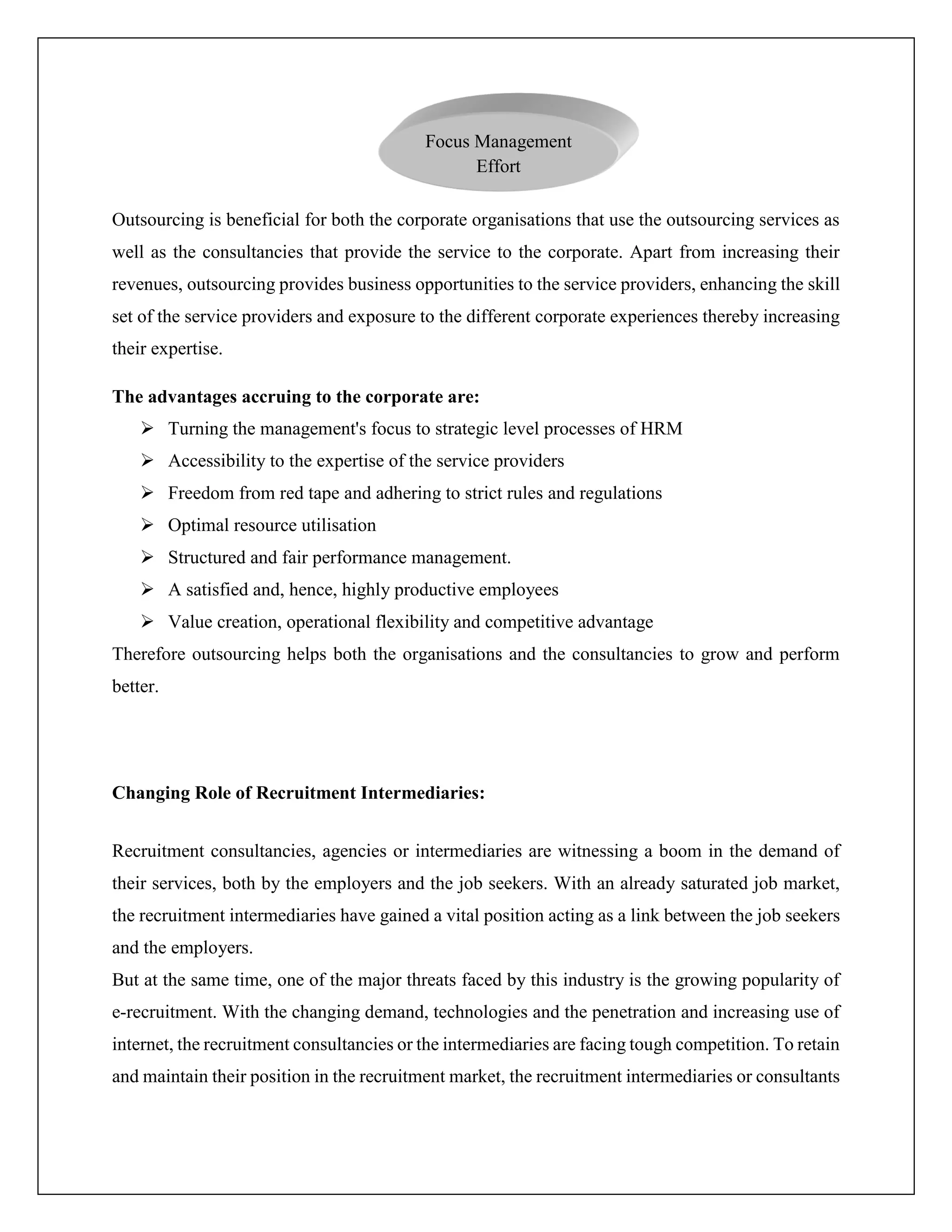 Human Resources Recruitment project balckbook.pdf | Management Consulting Industry | Industries