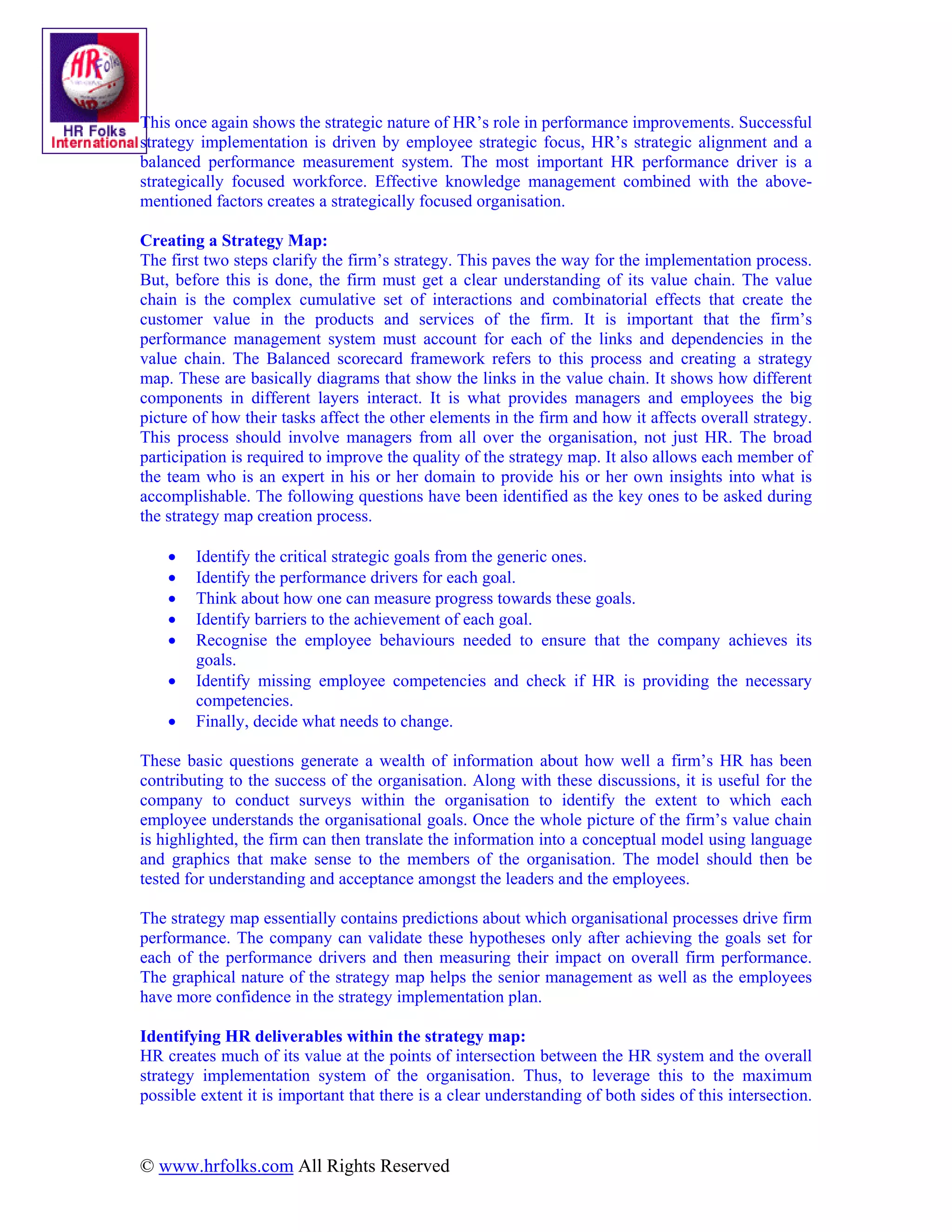 Human resources scorecard | PDF