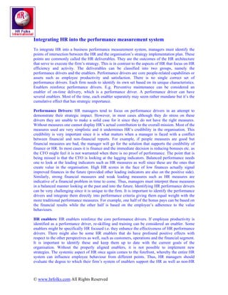 Human resources scorecard | PDF