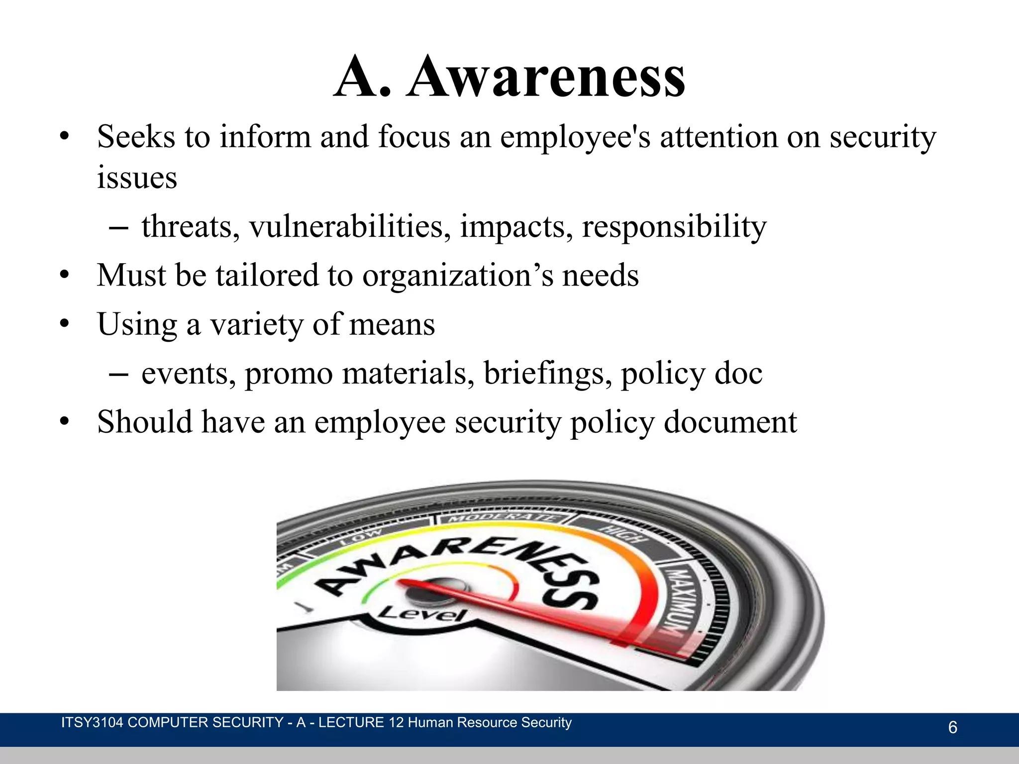 Human resources security | PPTX