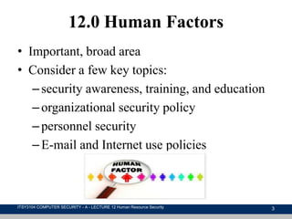 Human resources security | PPTX