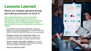 Employee Recognition and Creating Joy at Work: The Key to Engagement & Retention | PPT