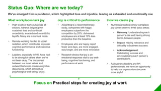 Employee Recognition and Creating Joy at Work: The Key to Engagement ...