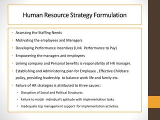 humanresourcestrategy.. formulation of functional strategy | PPT