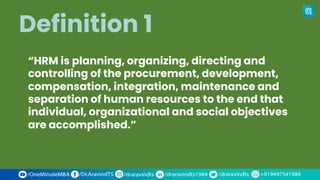 Human resource management part 1 | PDF