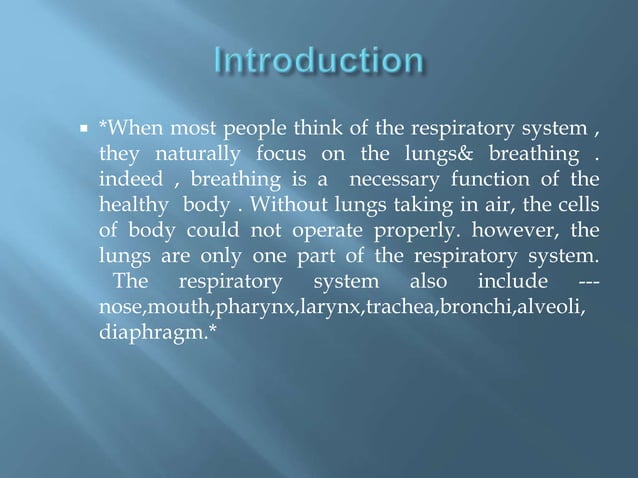 Human respiration by Prof. Irfana Mulla. | PPTX | Lung and Respiratory ...
