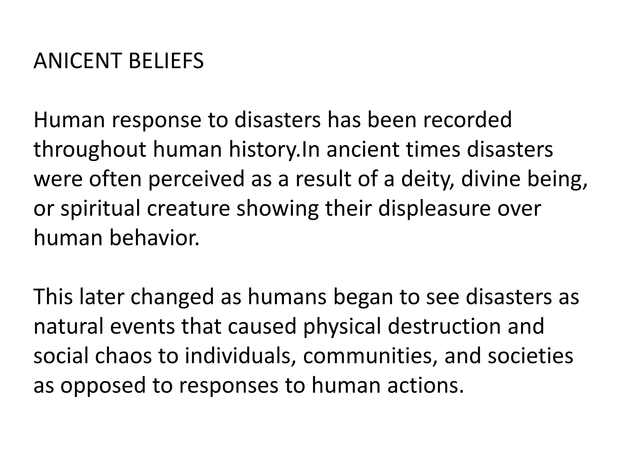 Human response to hazards in environmental geology | PPTX