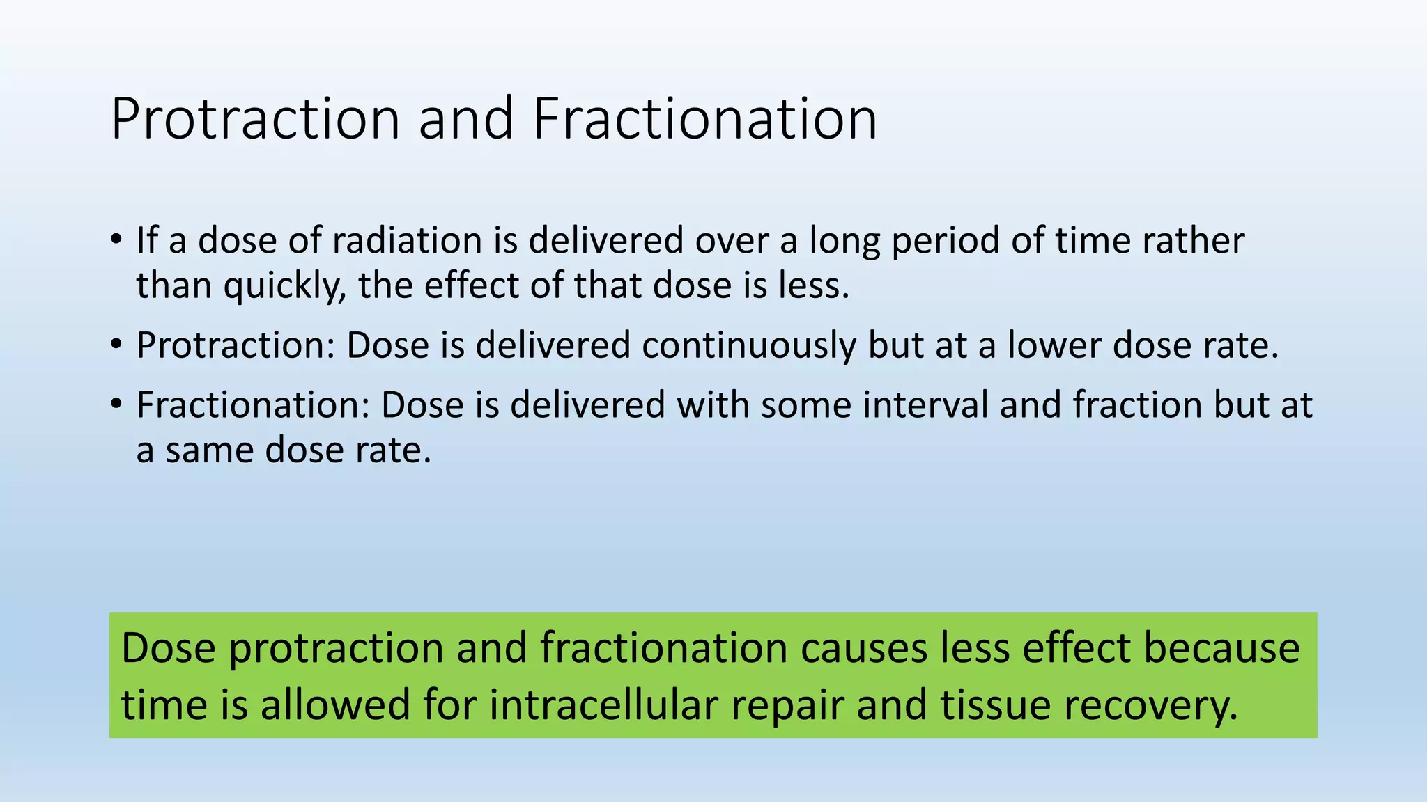 Radiobiology | PPTX