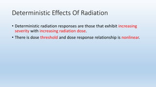 Radiobiology | PPTX