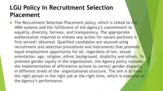 Human Reosurce Managemet In Local Government | PPTX